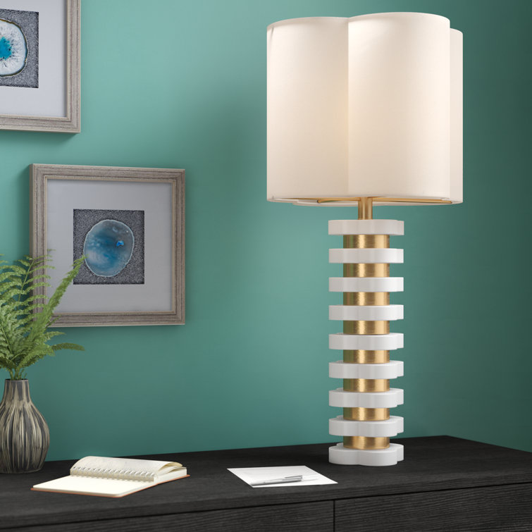 Mercer41 Chanthy 32" Tall MDF Lamp & Reviews | Wayfair